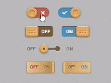 Creating Wooden Toggle Buttons Using Html And Css Source Code